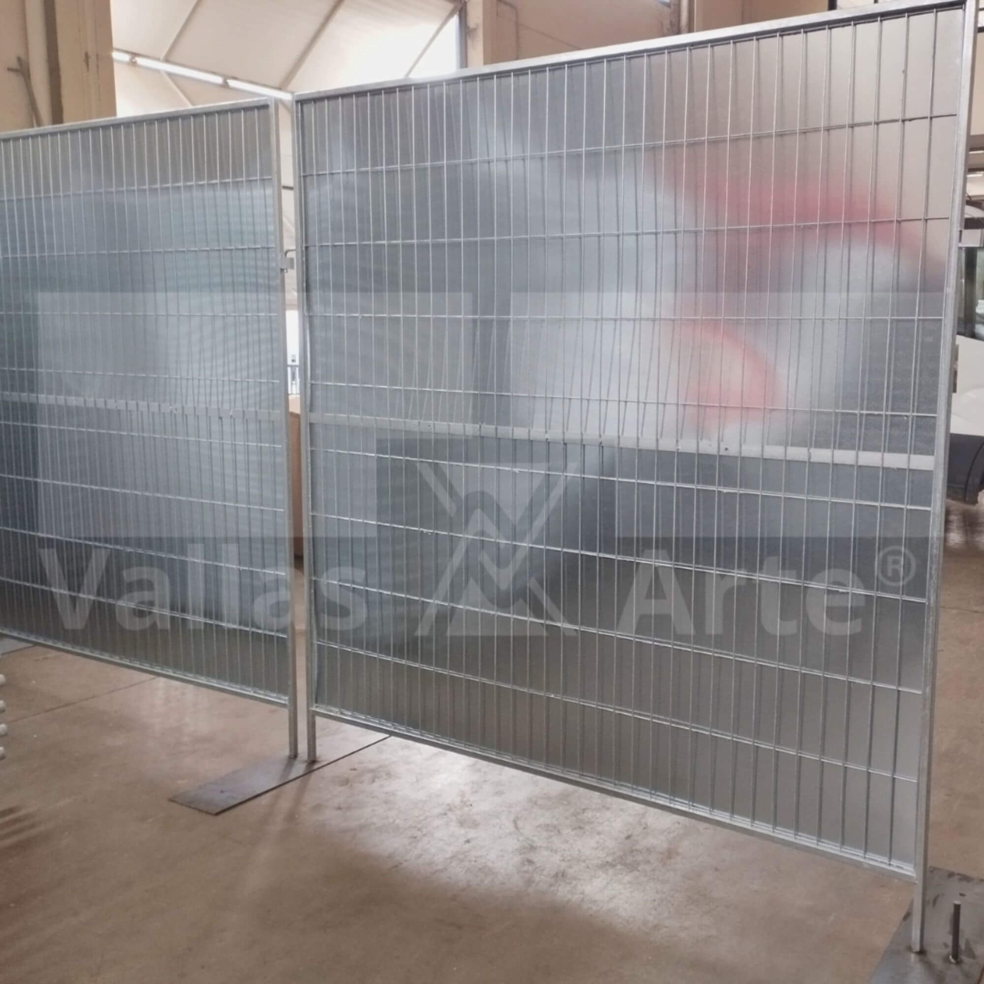 Alquiler y venta de valla de seguridad opaca - Vallas Arte